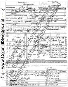 Mounce Rambo Family Sheets | The Peter S. Craig Collection